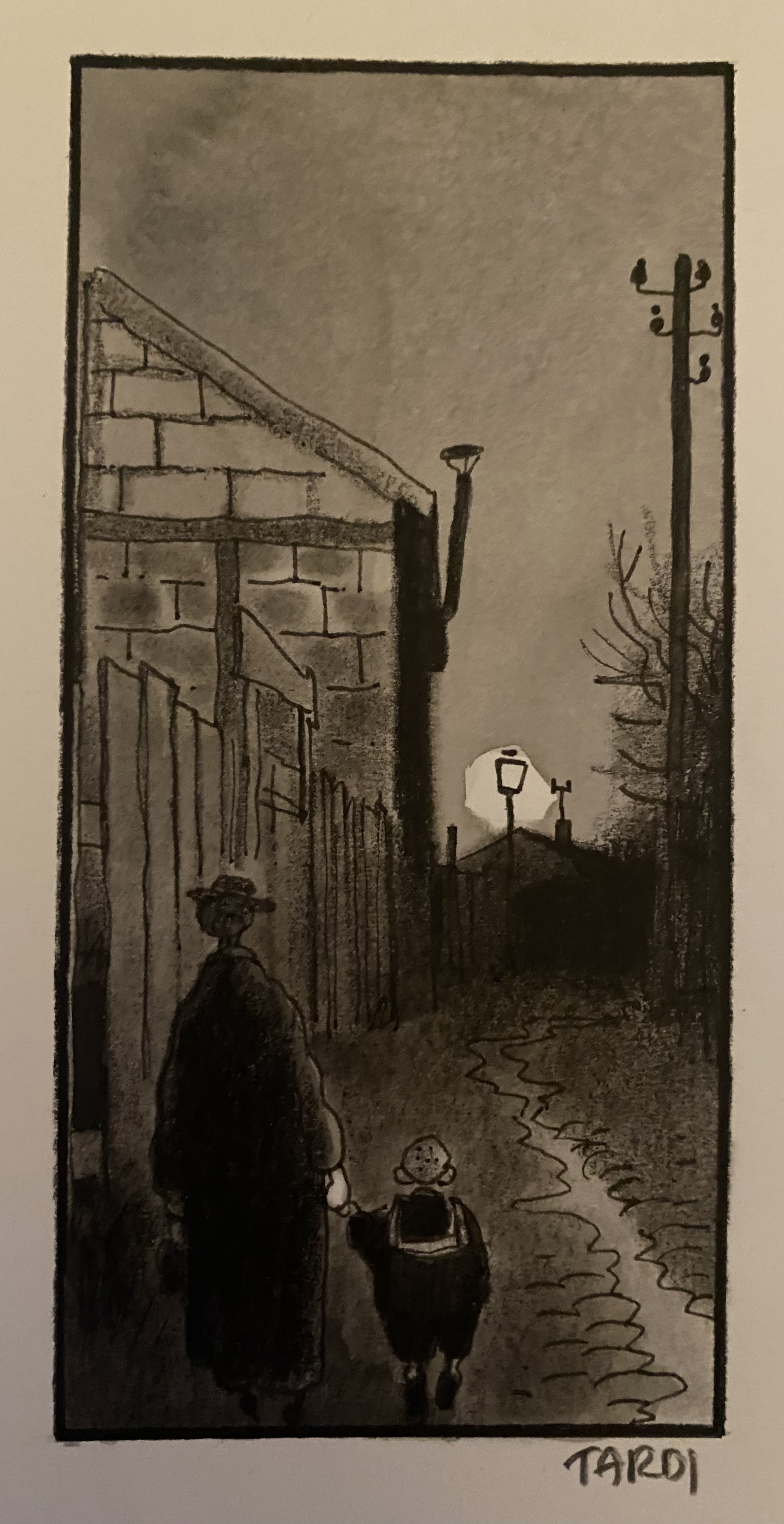Mort à Crédit par Jacques Tardi - Planche originale