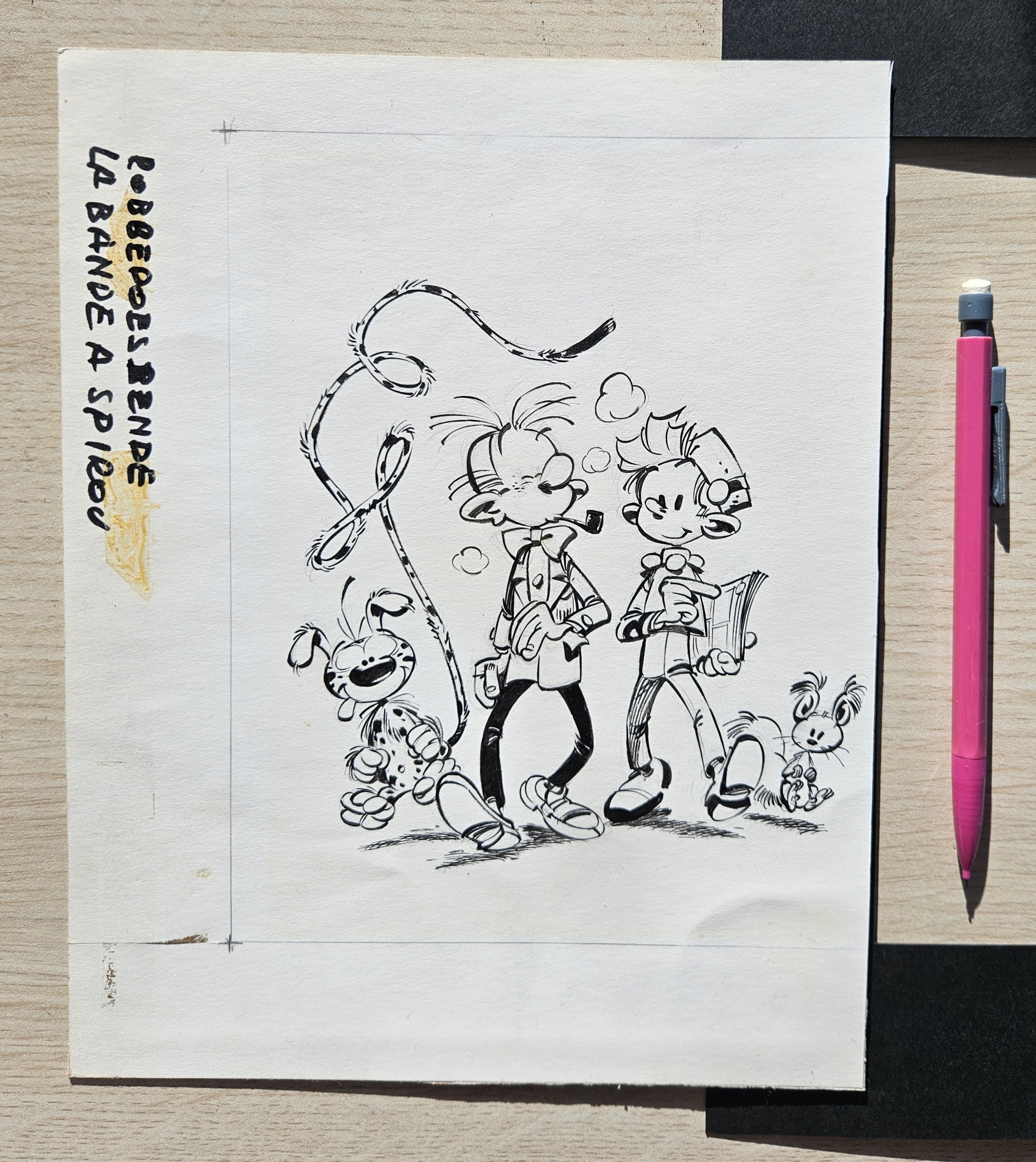 André Franquin, 1966 - La bande à Spirou , le Quatuor - Illustration ...