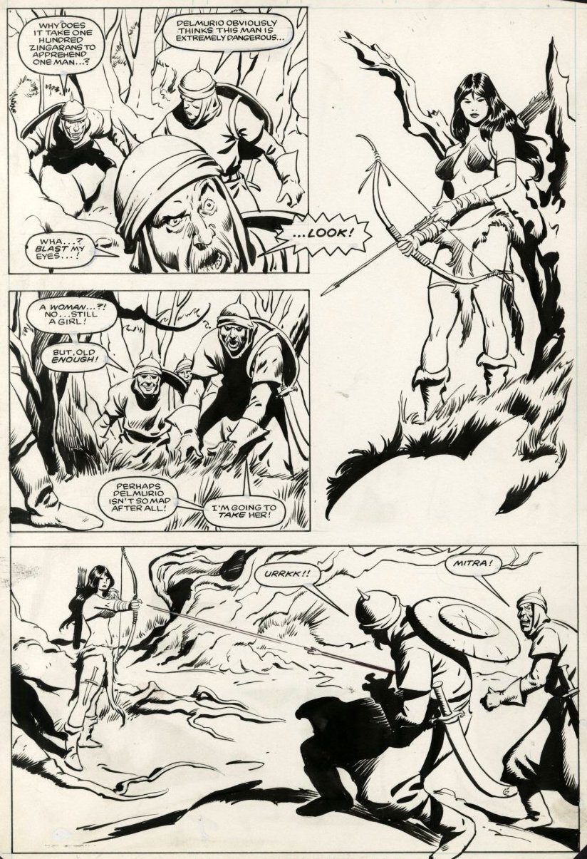 John Buscema, Bob Camp, Robert E. Howard, Conan the Barbarian - #173 p3 ...