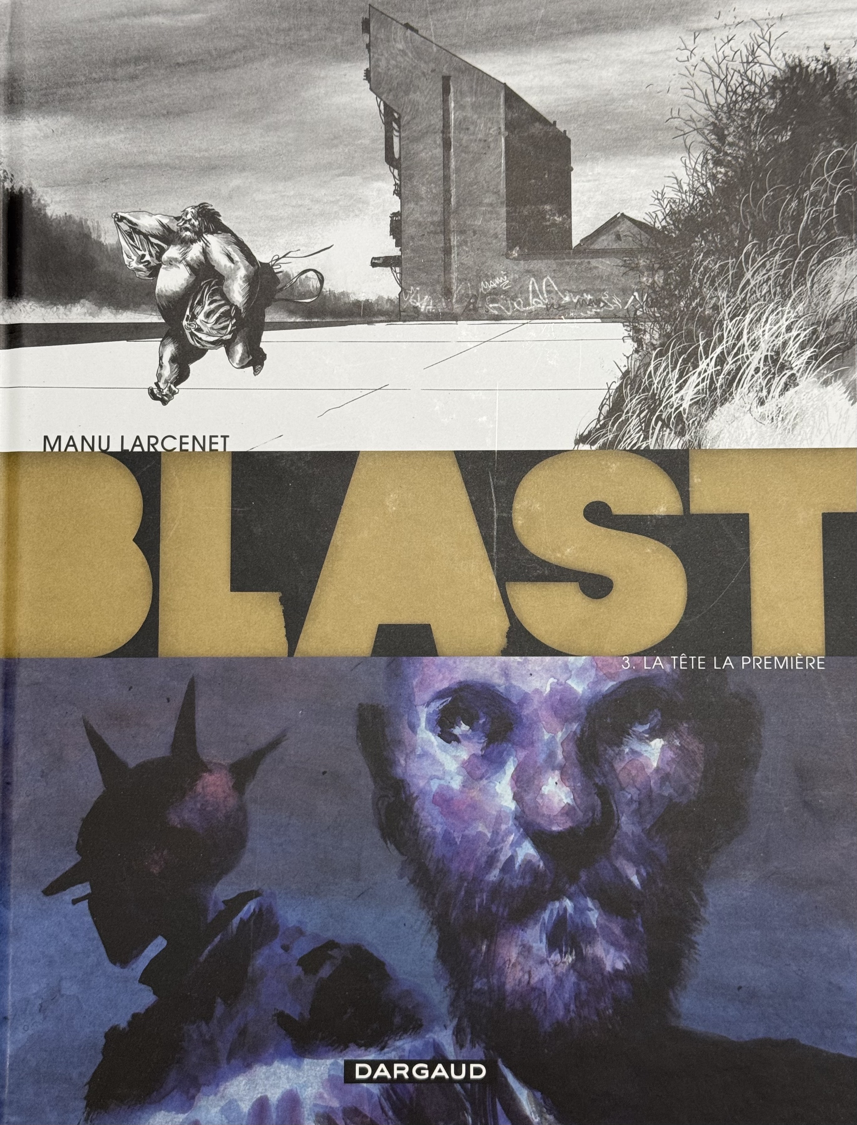Manu Larcenet, Blast : La Tête la première - Dessin original de Polza ...