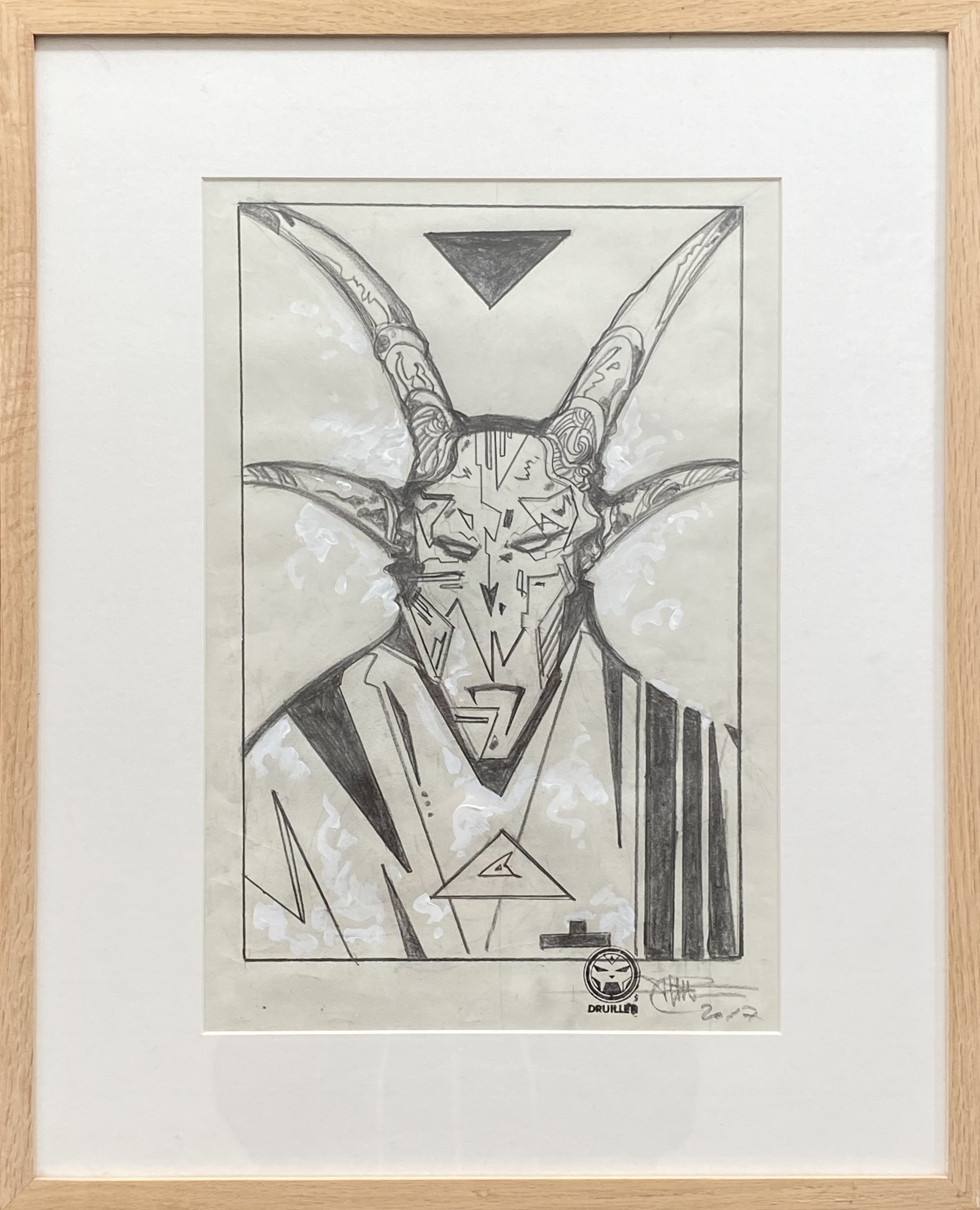 Dessin Original de Philippe Druillet - Illustration originale