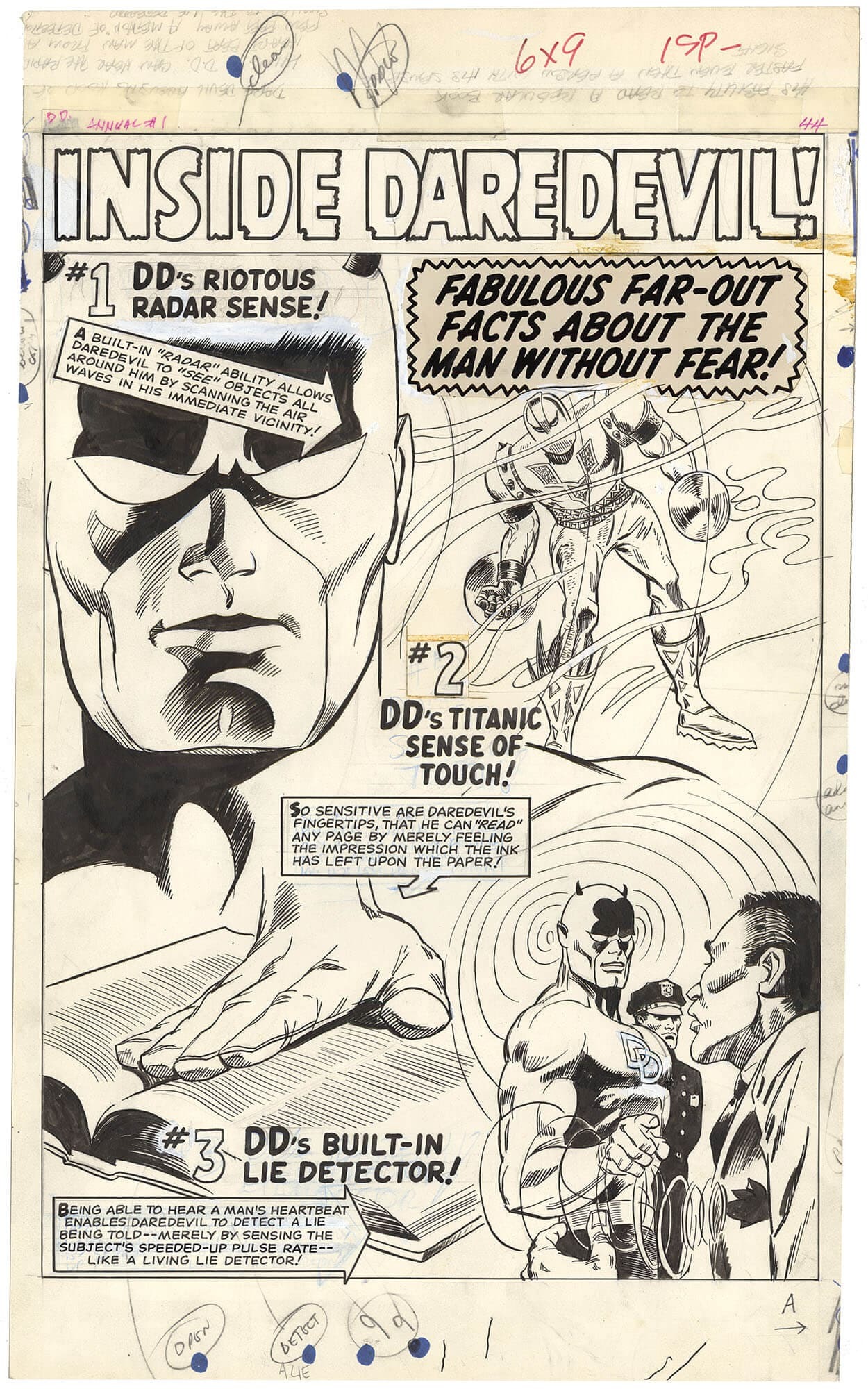En vente - Gene Colan, John Tartaglione, Daredevil Annual #1 p44 ...