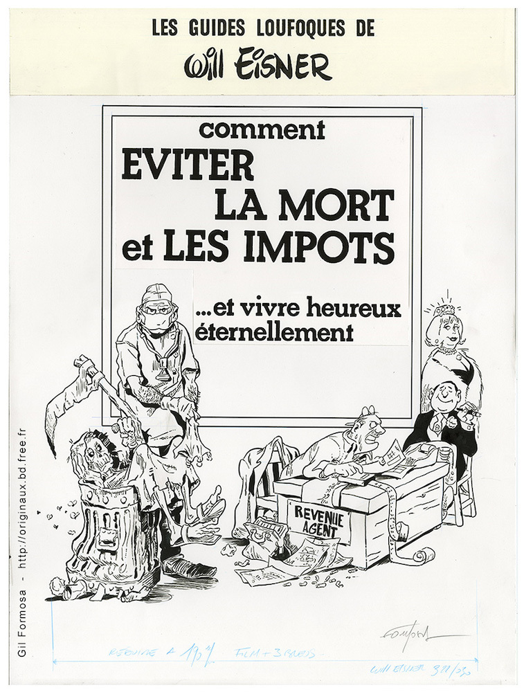 Gil Formosa, Les GUIDES LOUFOQUES de Will Eisner - Couverture originale