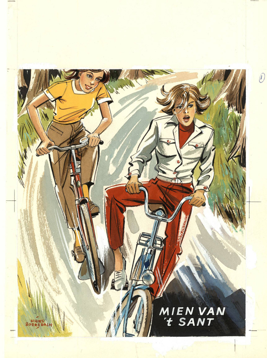 Hans Borrebach | 1975 | Avontuur met een vouwfiets - Couverture originale