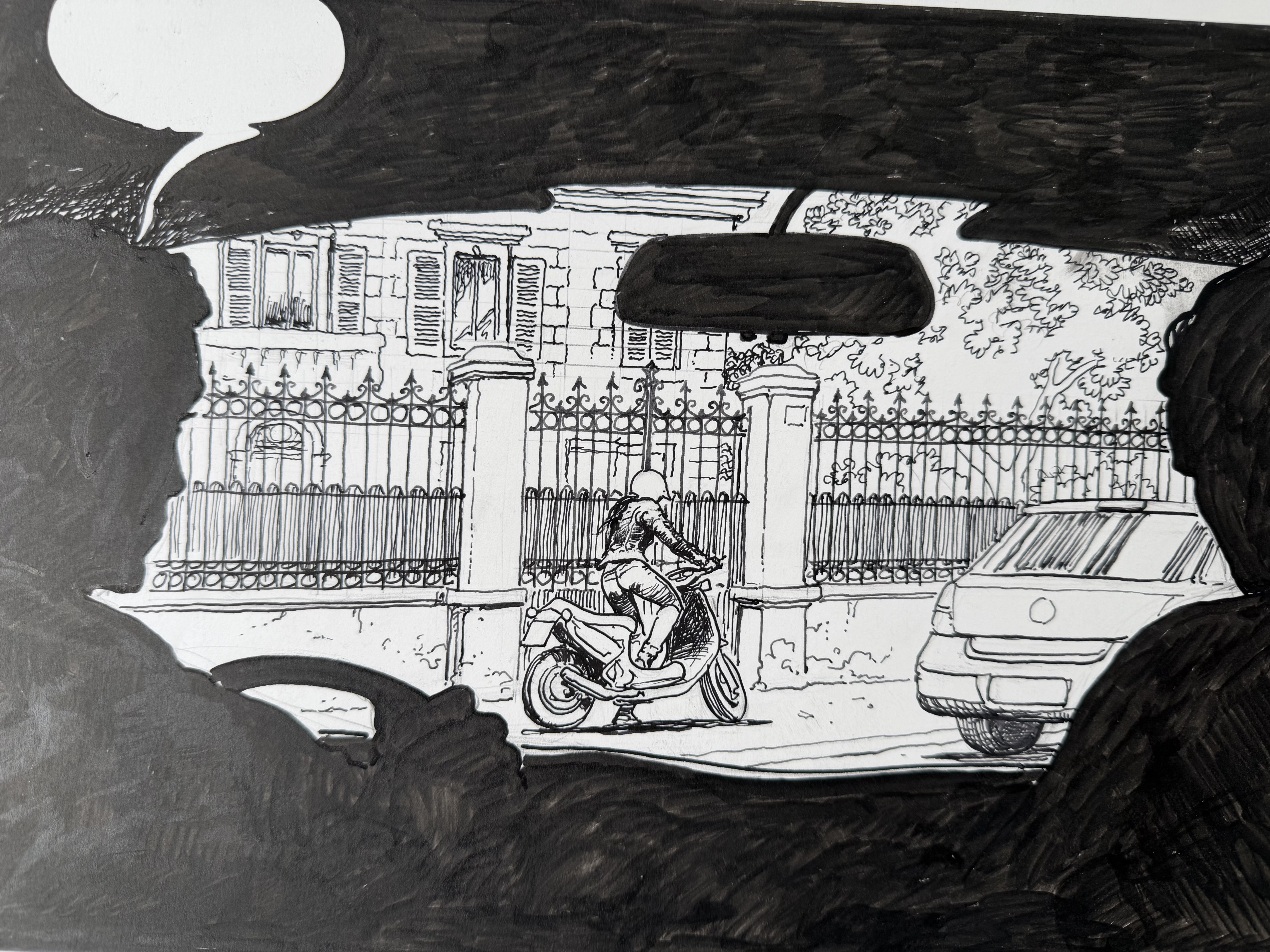 Les Yeux de Pandora par Milo Manara - Planche originale