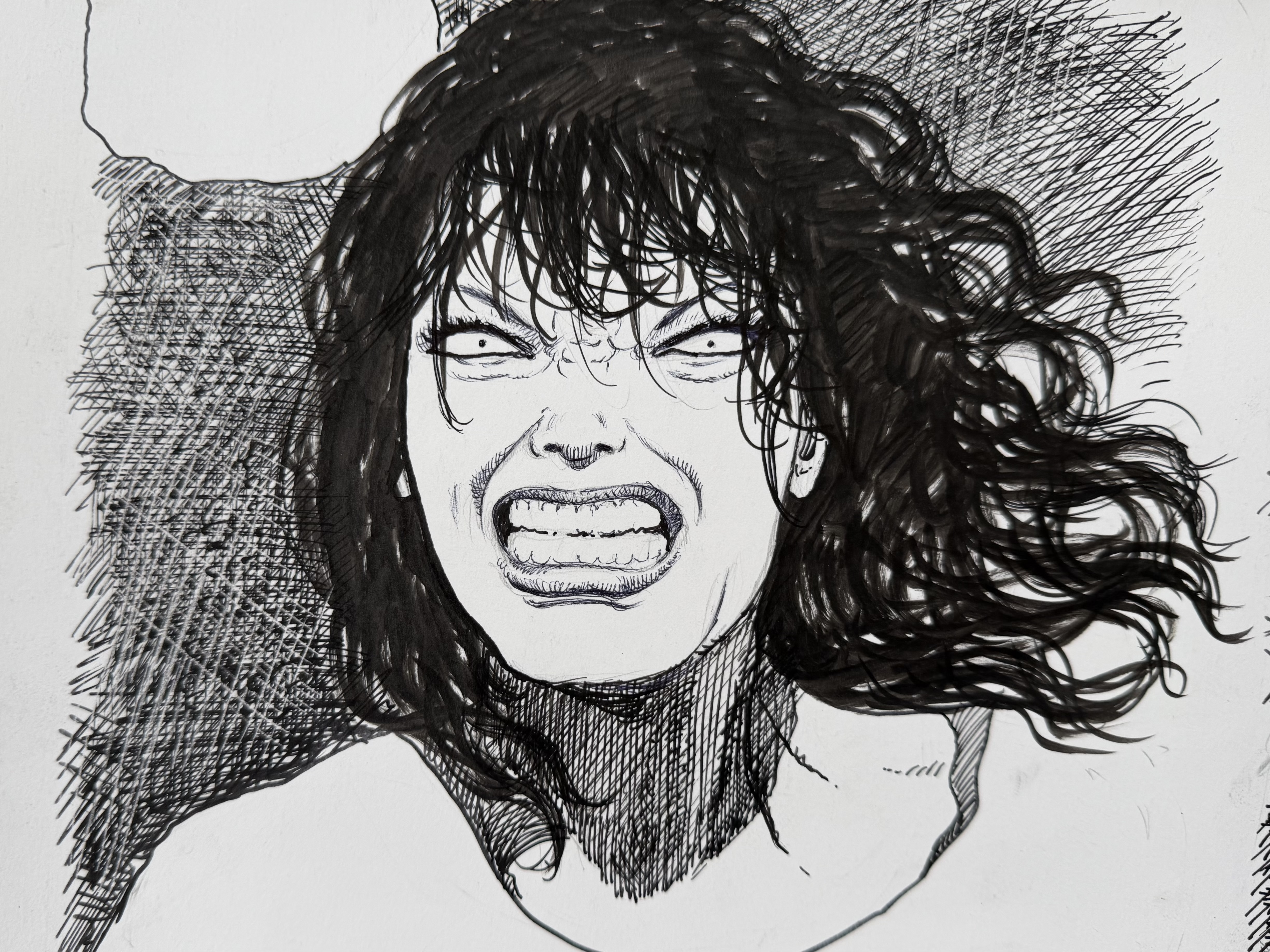 Les Yeux de Pandora par Milo Manara - Planche originale