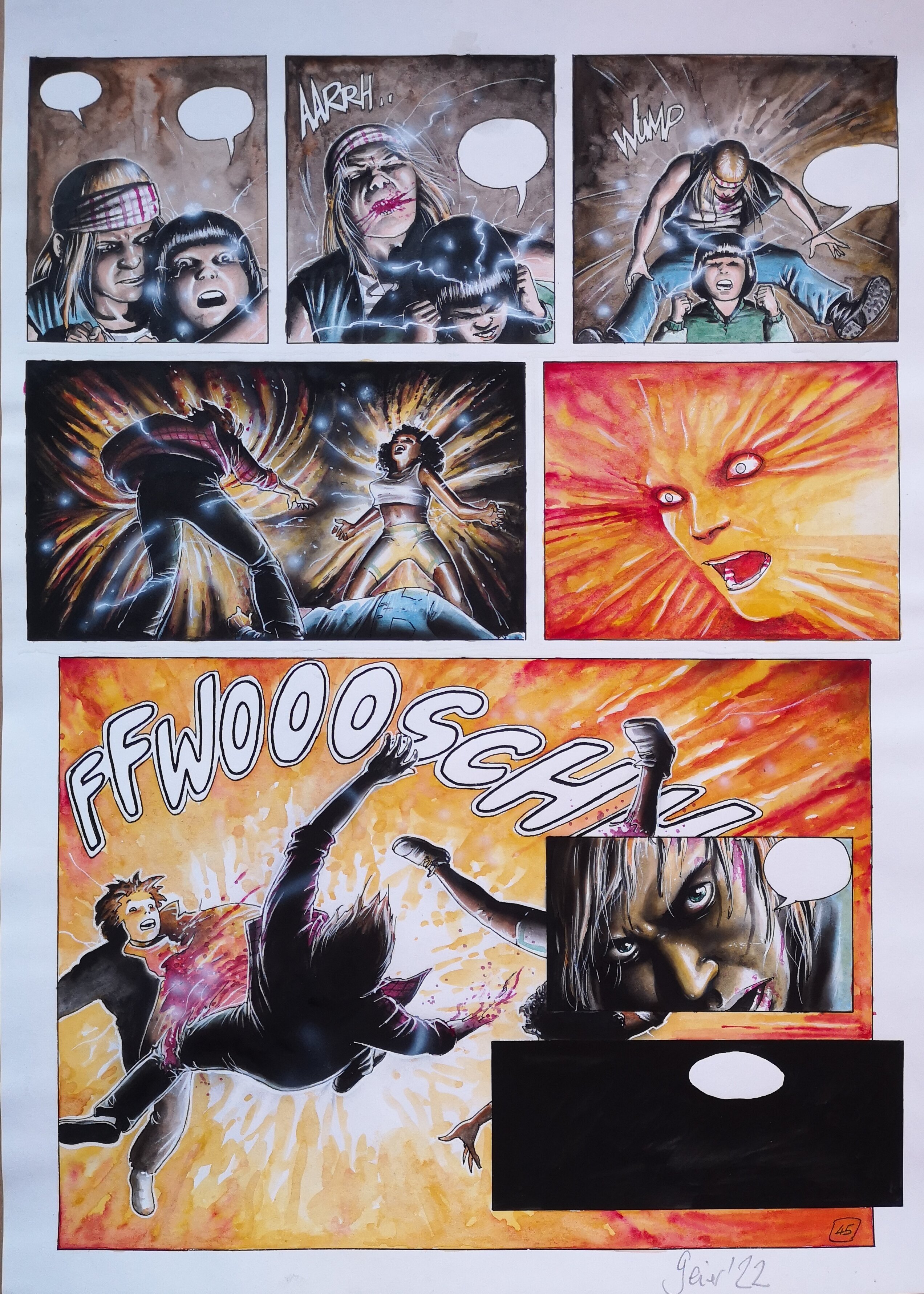 Cassandra par Jürgen Speh - Planche originale