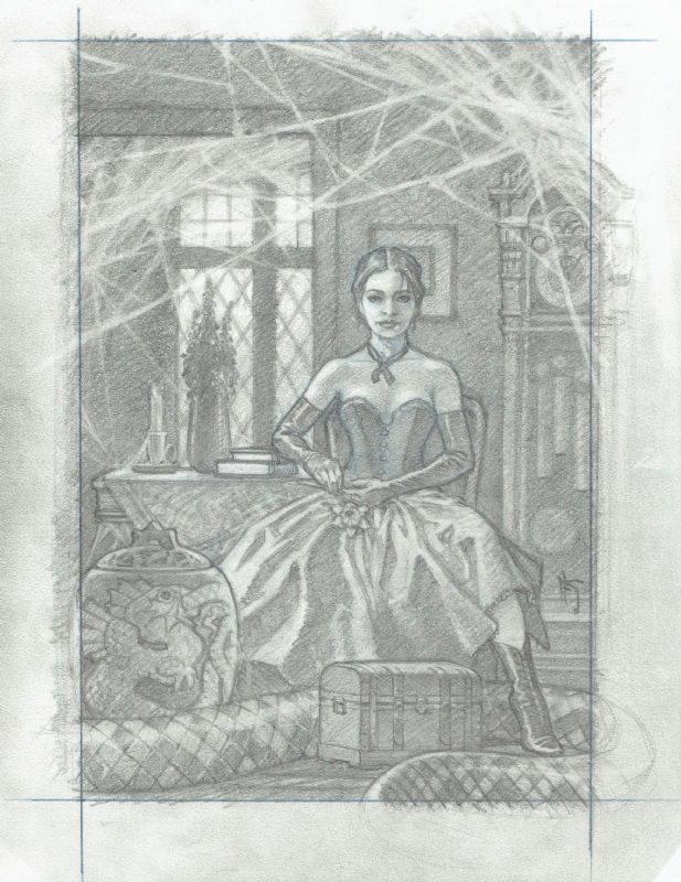 Emily Dickinson par Mark Schultz - Illustration originale