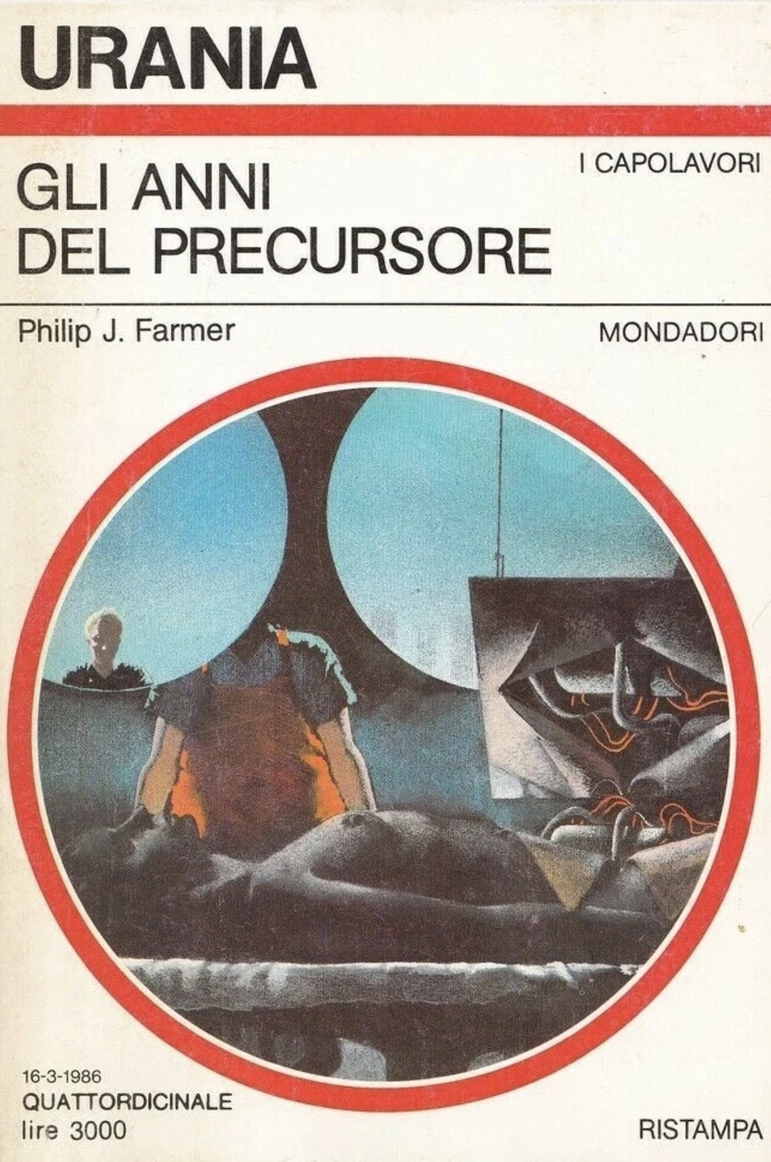 Karel Thole Cover Urania 1018 "Gli Anni del Precursore - Philip J ...
