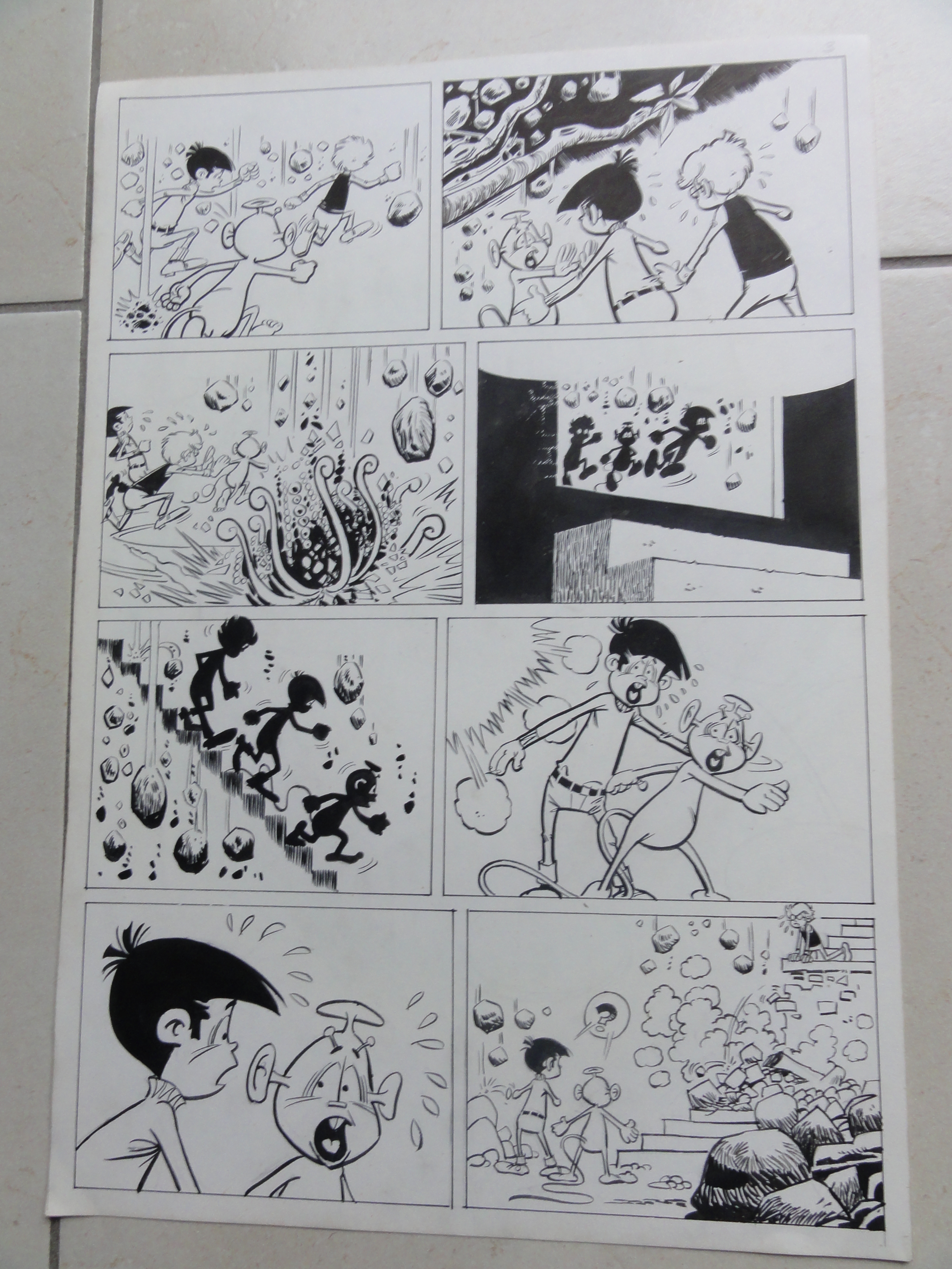 Alfonso Borillo, Kiko 2000 ,l'insaisissable - Planche originale