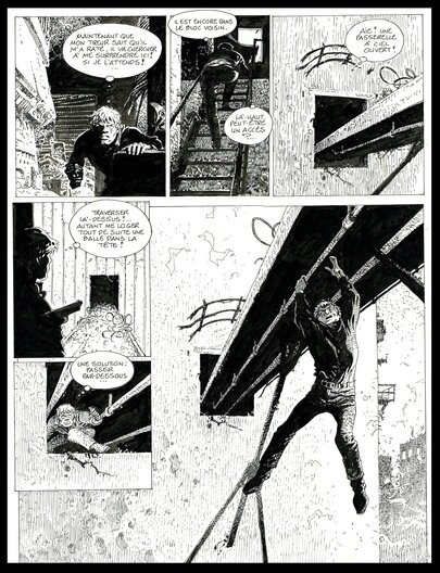 Hermann - Comanche - Planche originale