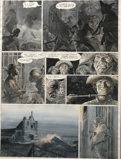 Hermann - Comanche - Planche originale