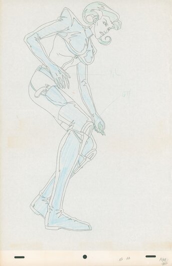 Æon Flux Leisure Aeon Flux Production Cel Signed by Peter Chung with ...
