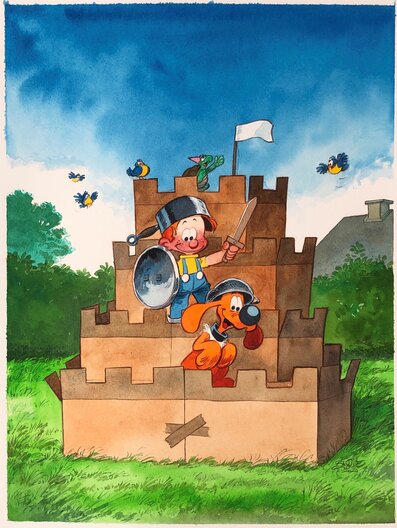 Boule et Bill par Jean Roba - Planche originale