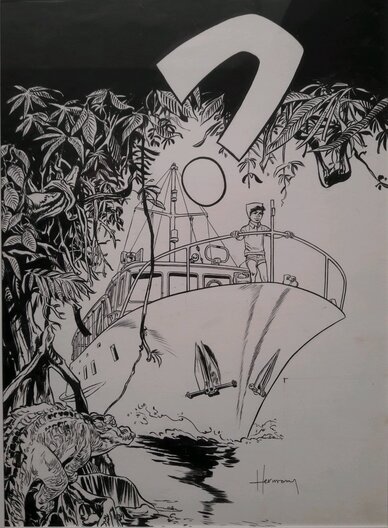 Hermann - Comanche - Planche originale