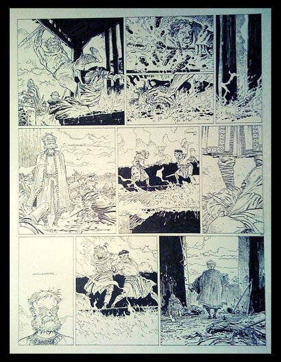 Hermann - Comanche - Planche originale