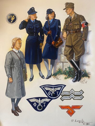 Patrice Courcelle, planche originale, Editions Osprey, WW2 ...