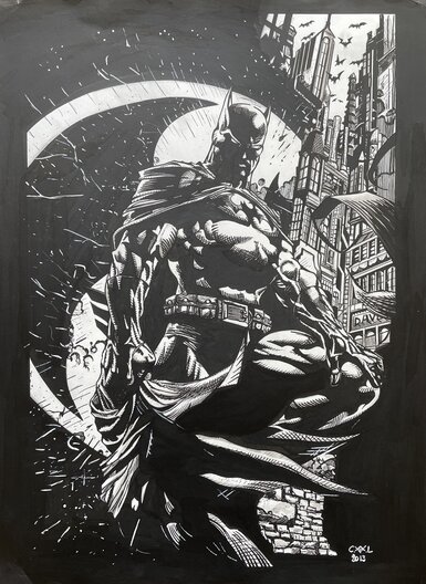 David Finch - original comic art