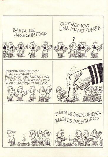 Planches et dessins originaux de Quino