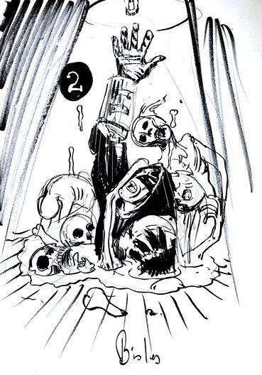 Simon Bisley - original comic art