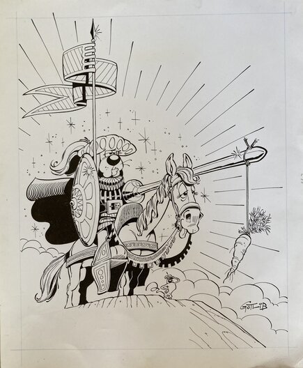 Planches et dessins originaux de Gotlib