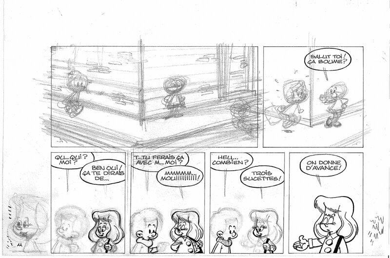 Benoit Brisefer par Studio Peyo - Œuvre originale