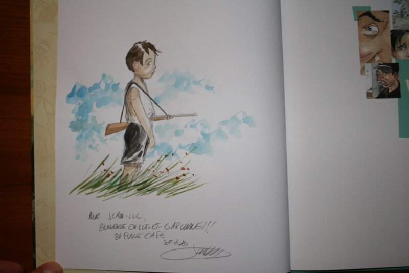 H. Tonton - dessin crayon et aquarelle par H Tonton - Dédicace