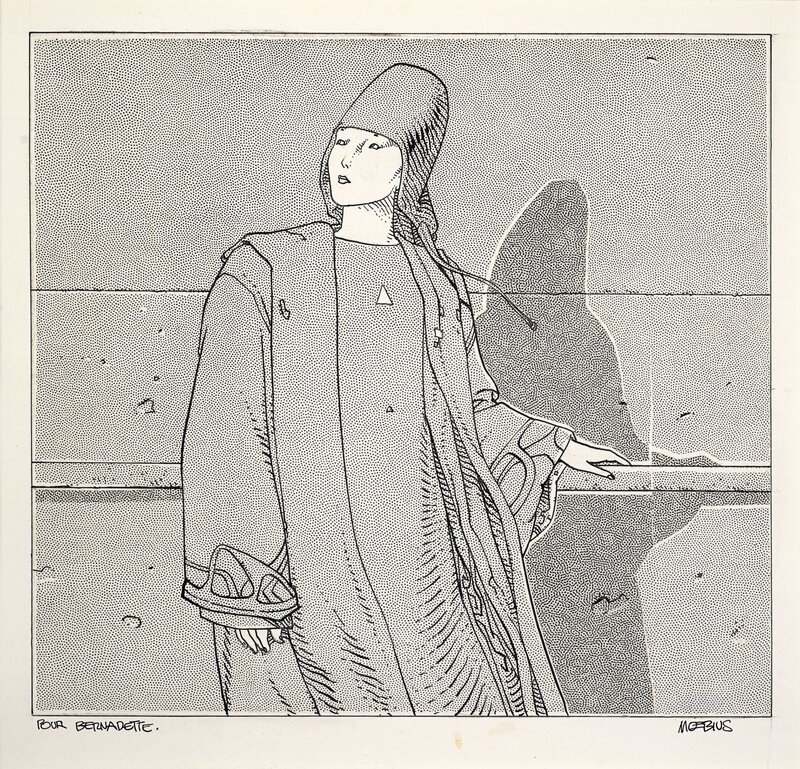 Starwatcher Hélène. par Moebius - Illustration