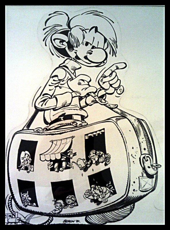 Pierre Seron, Les PETITS HOMMES "L'exode" - Illustration originale