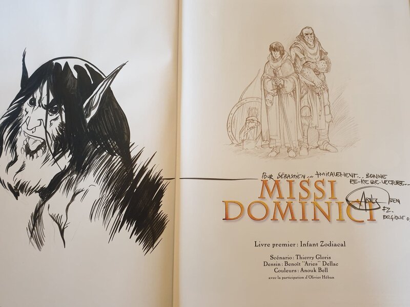 Dédicace dans Missi dominici par Benoit Dellac - Dédicace