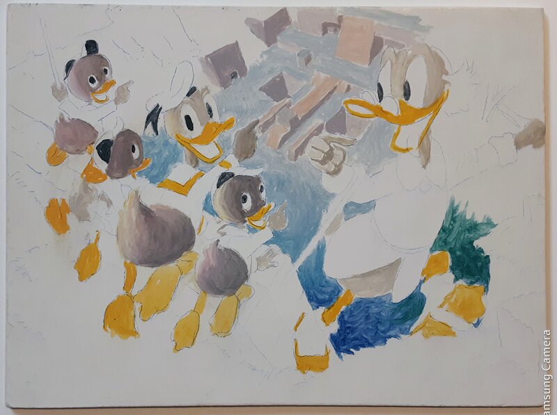 Carl Barks, Return to plain awful - Illustration originale