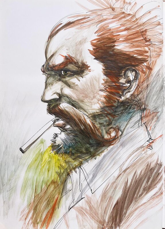 Jef, Eric Corbeyran, Une balle dans la tête (tome 1) - Dédicace