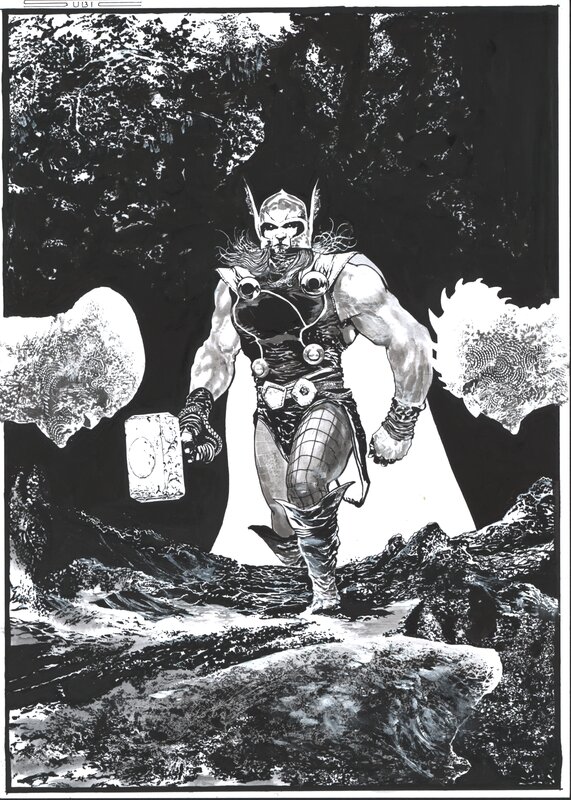 En vente - Thor par Stevan Subic - Illustration originale