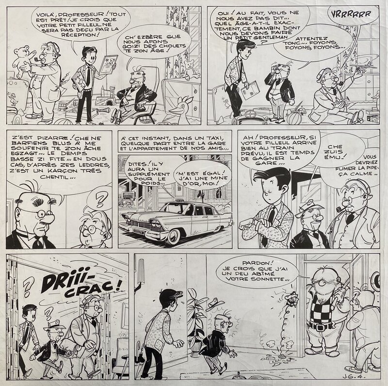 Luc Junior par Greg - Planche originale