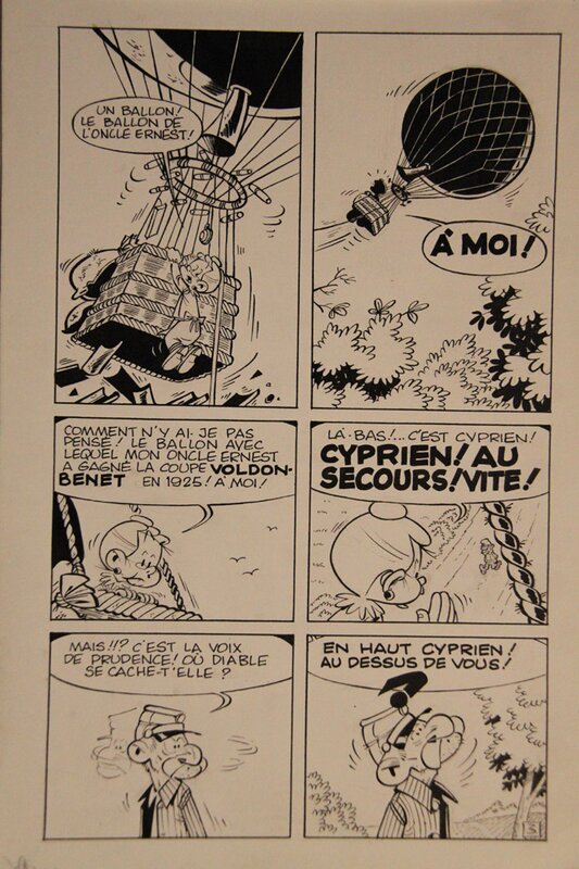 Prudence Petitpas par Maurice Maréchal - Planche originale