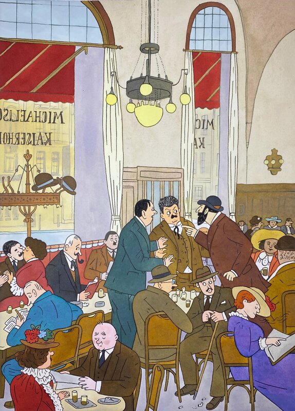 En vente - Rutu Modan, Illustration for The New Yorker - Illustration ...