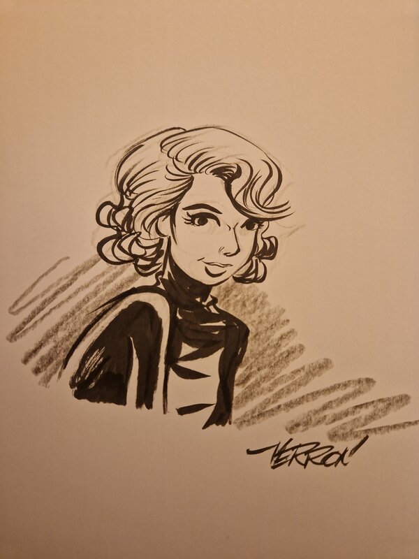 Dédicace de Verron dans Mademoiselle J. tome 3 - Dédicace