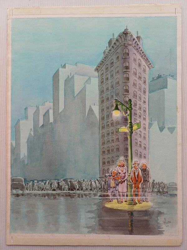 The building par Will Eisner - Planche originale