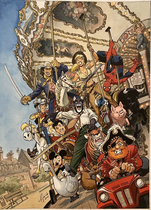 Blacksad par Juanjo Guarnido - Illustration originale