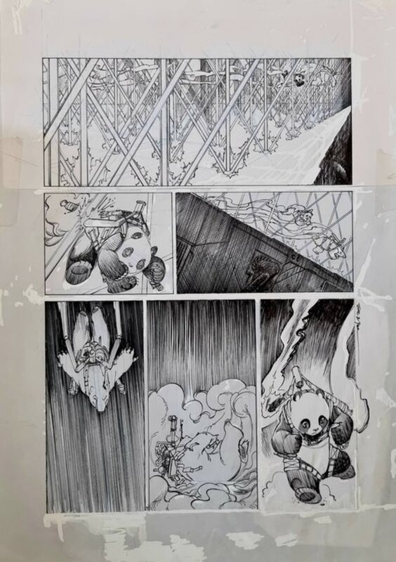 Rages par Dan Verlinden - Planche originale