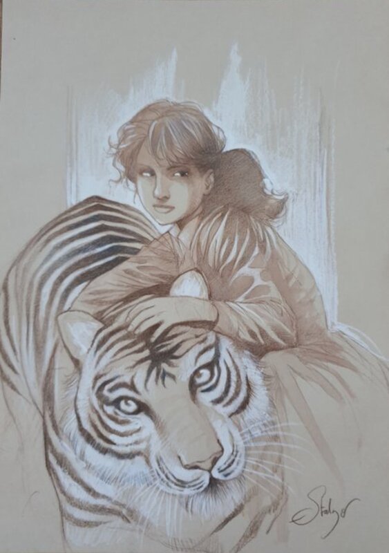 L’oiseau rare par Éric Stalner - Illustration originale