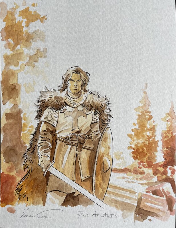 Croisade par Philippe Xavier - Illustration originale