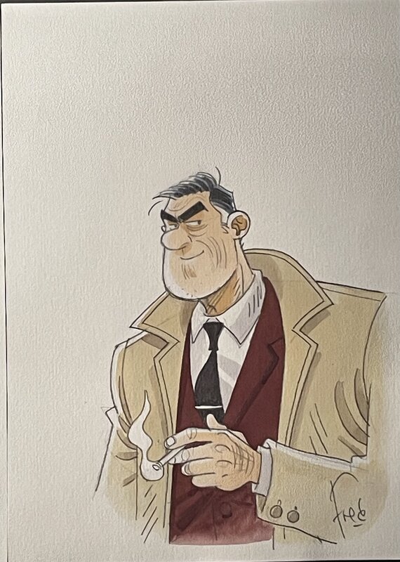 Le grizzli par Fred Simon - Illustration originale