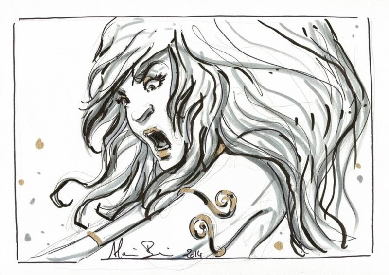 Alain Brion, Chroniques d’Excalibur - Illustration originale