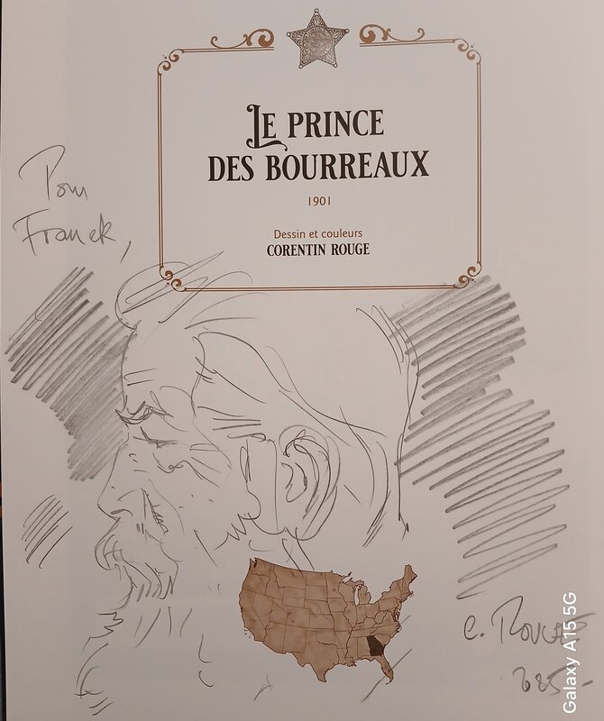 Lawmen of the west par Corentin Rouge - Dédicace